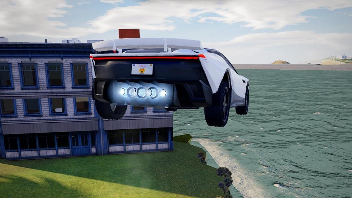 Flying Tesla Roadster Games Fly It Free In Your Browser 8589